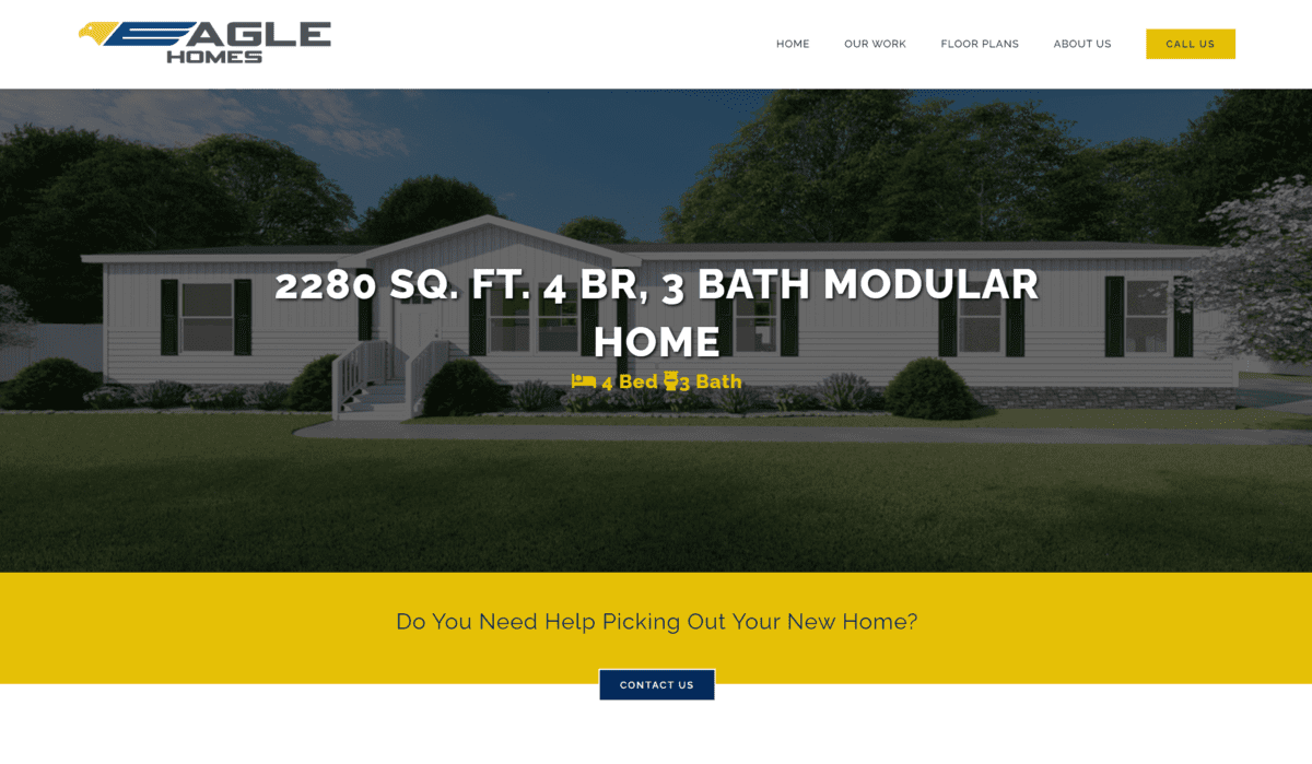 Eagle Homes - Tarheel Media Digital Marketing